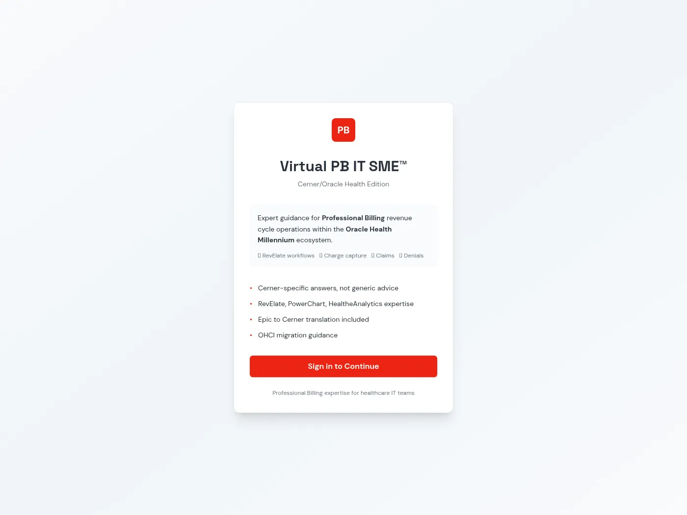 PB IT SME Assistant