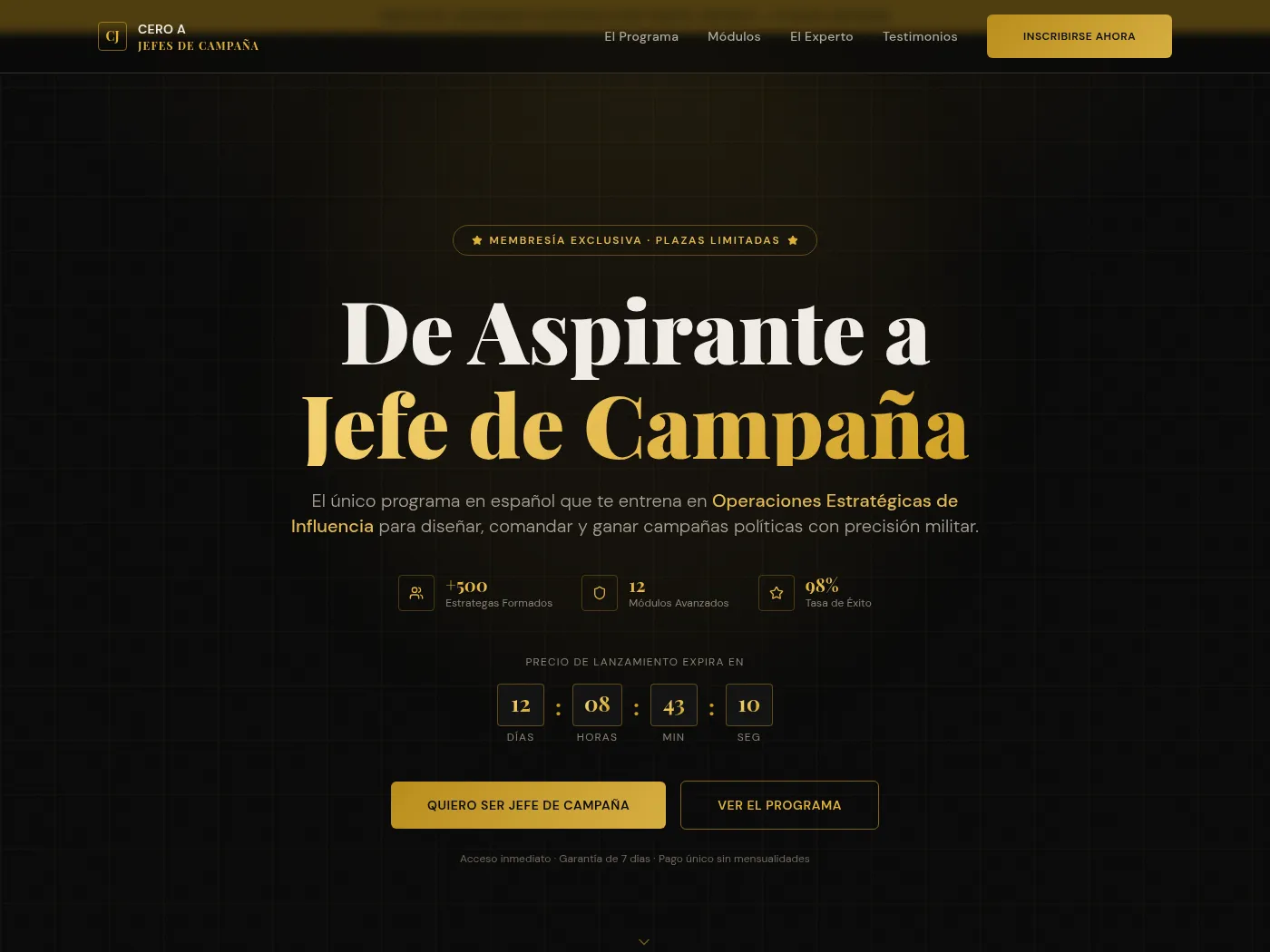 Cero a Jefes Landing