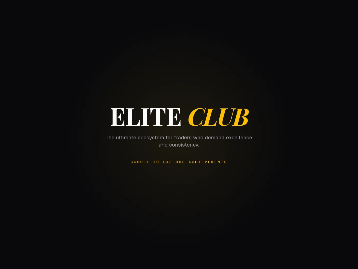 Elite Club Certificate Wall