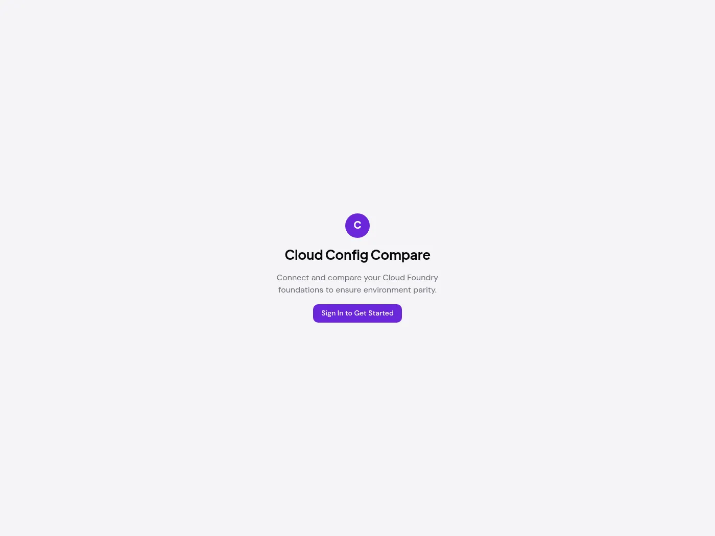Cloud Config Compare