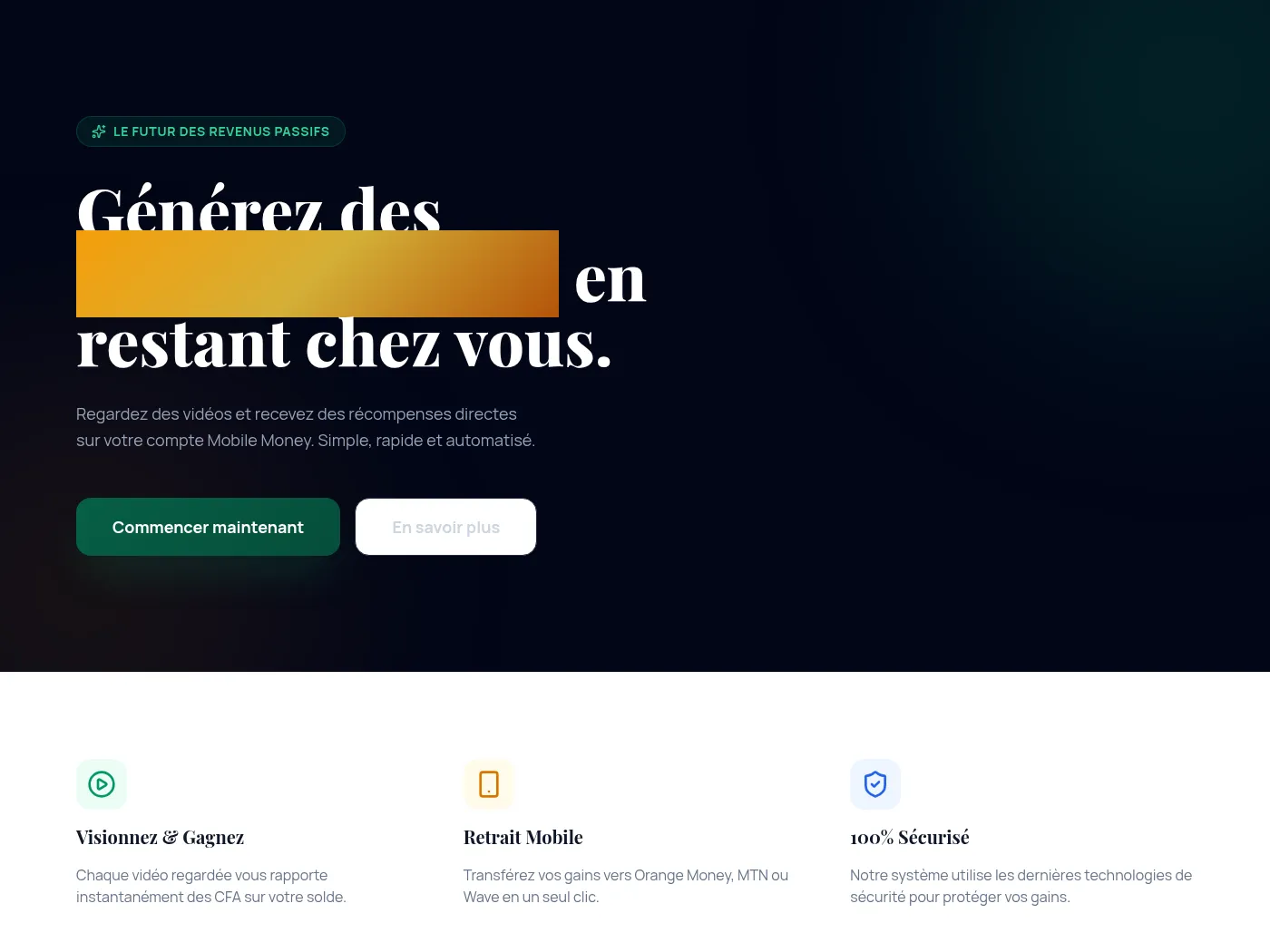CFA Million Generator