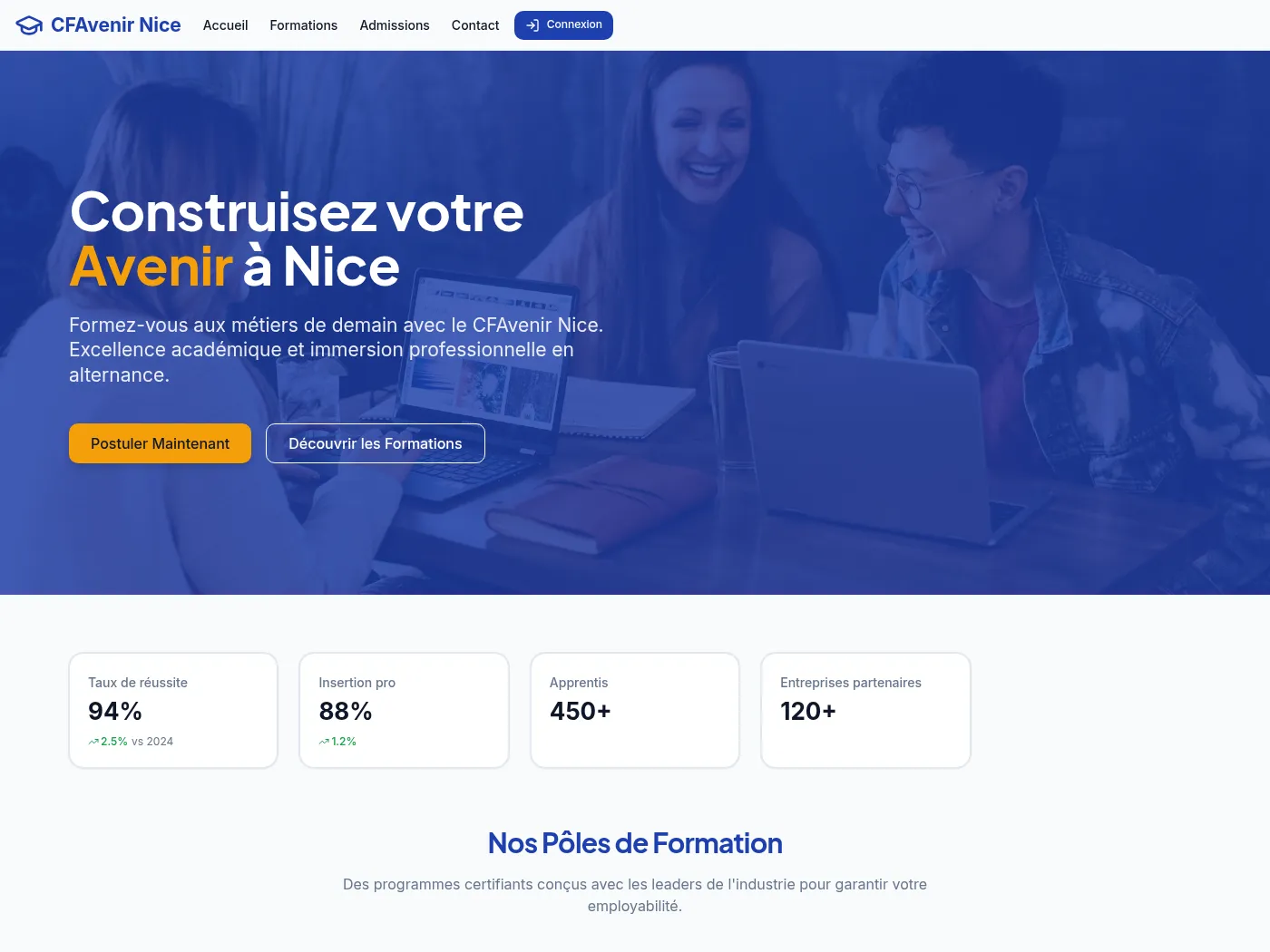 CFAvenir Nice Website