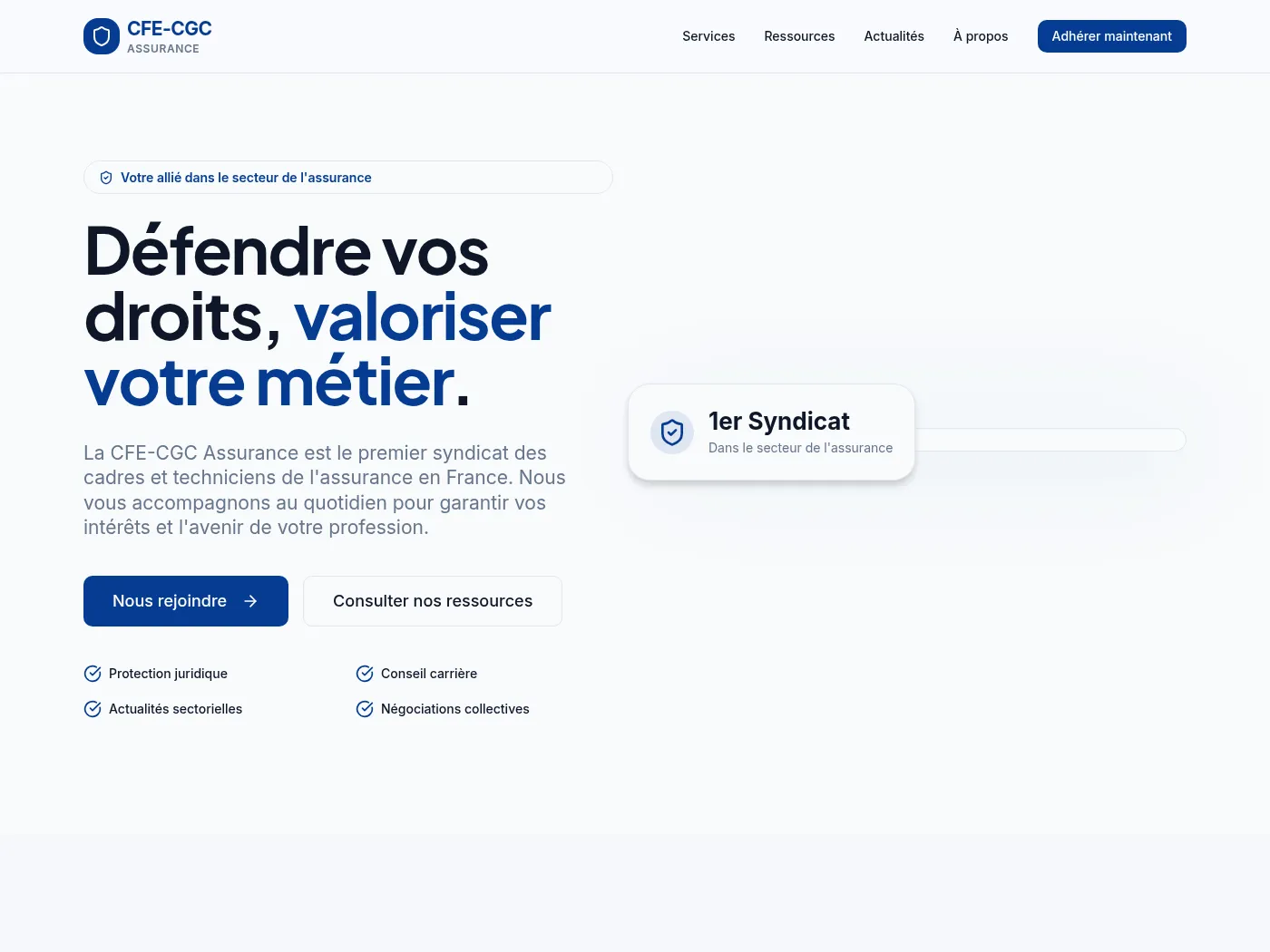CFE CGC Assurance Page