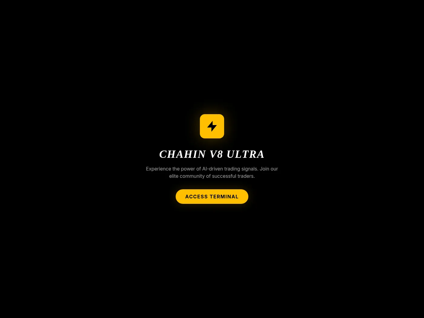 Chahin V8 Ultra Signals