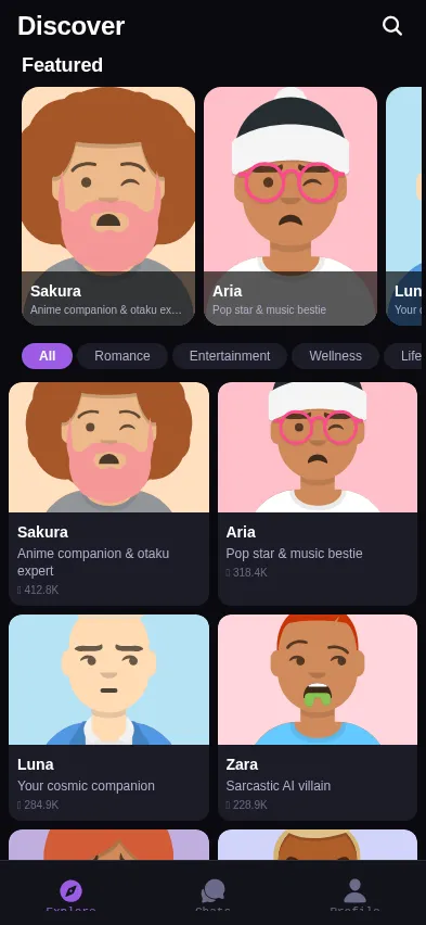 Chai AI Chat Clone