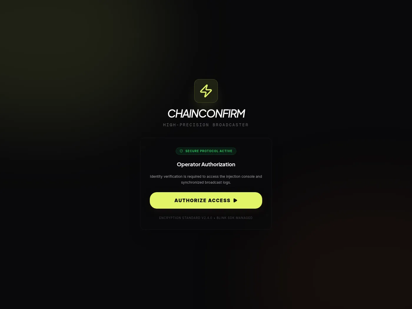 ChainConfirm Injector
