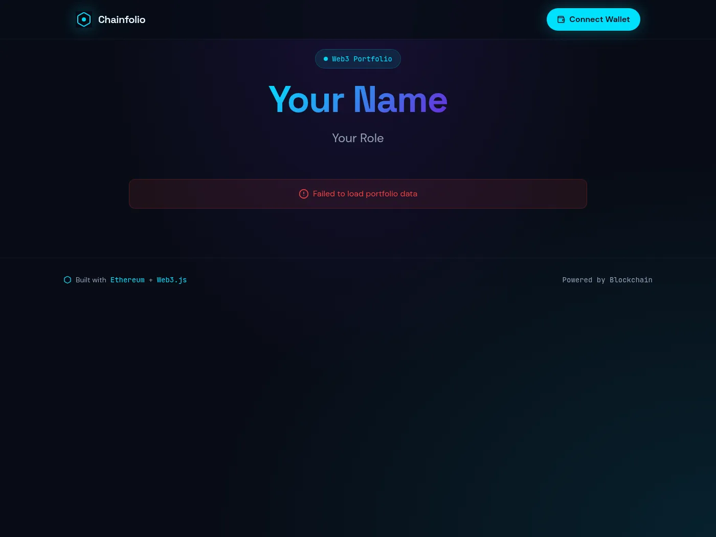 Chainfolio dApp