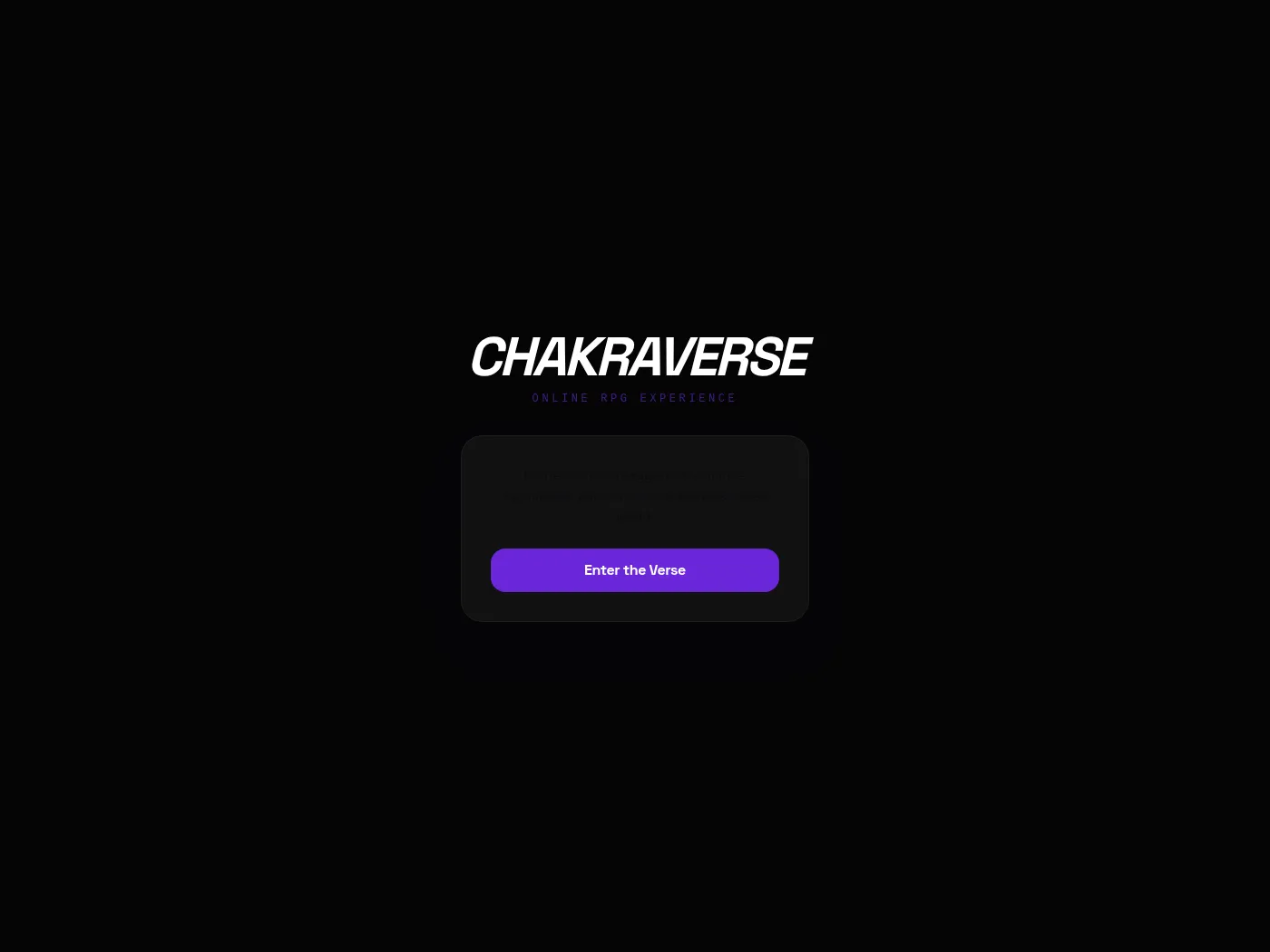 ChakraVerse Online
