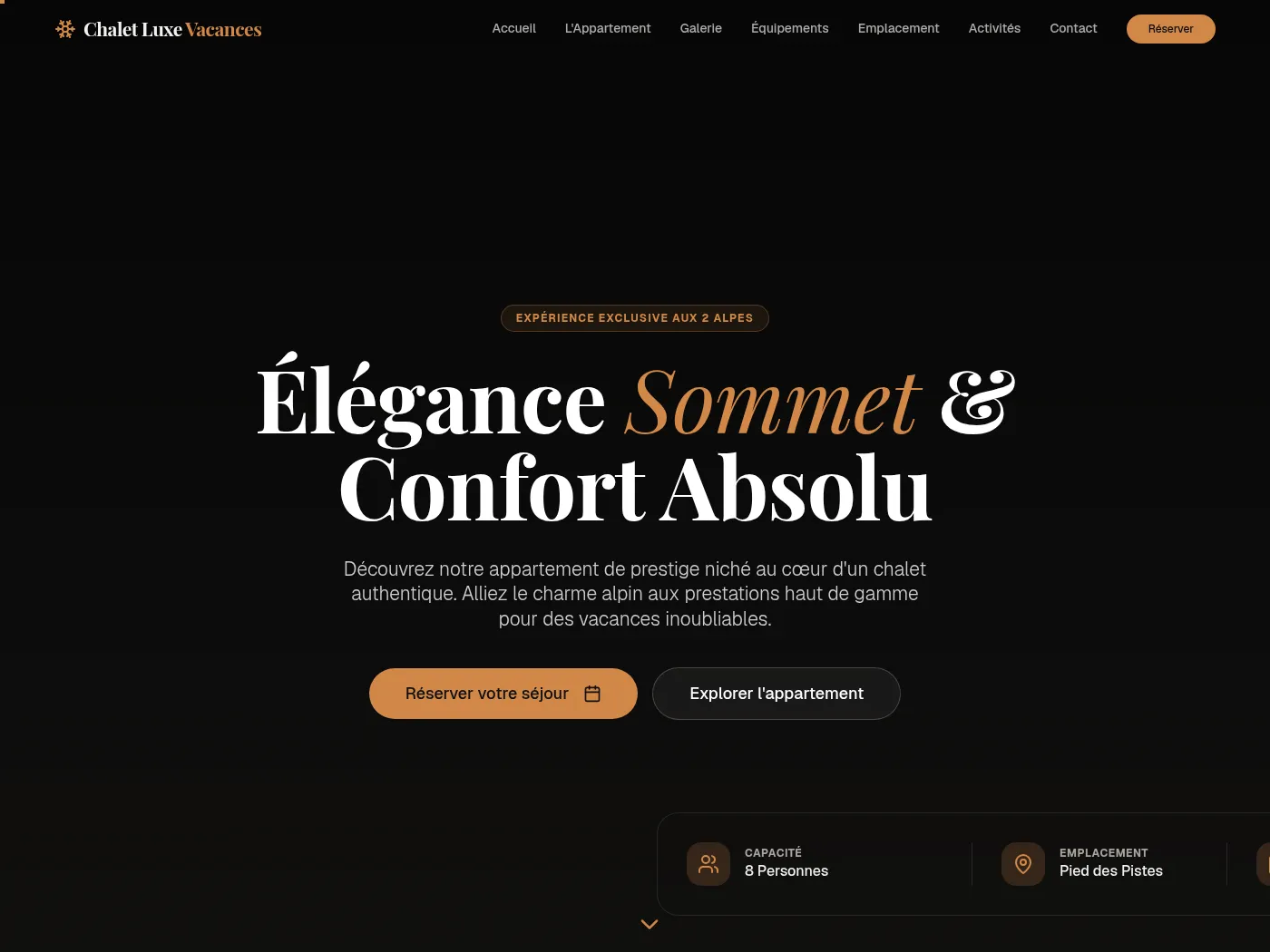 Chalet Luxe Vacances