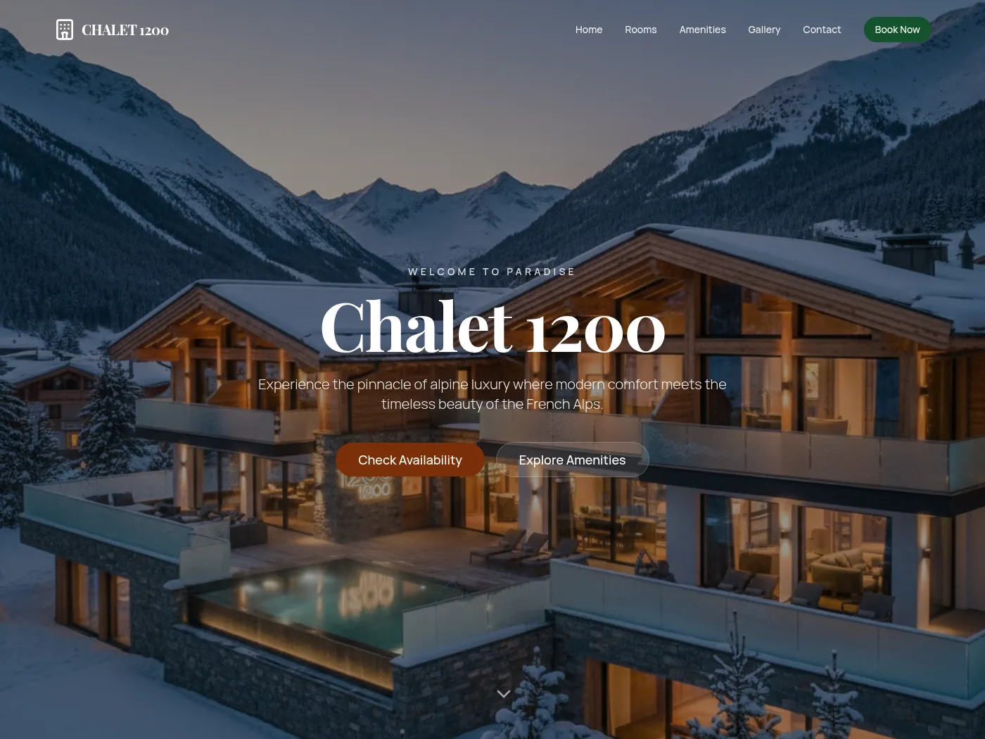Chalet 1200 Hotel Site