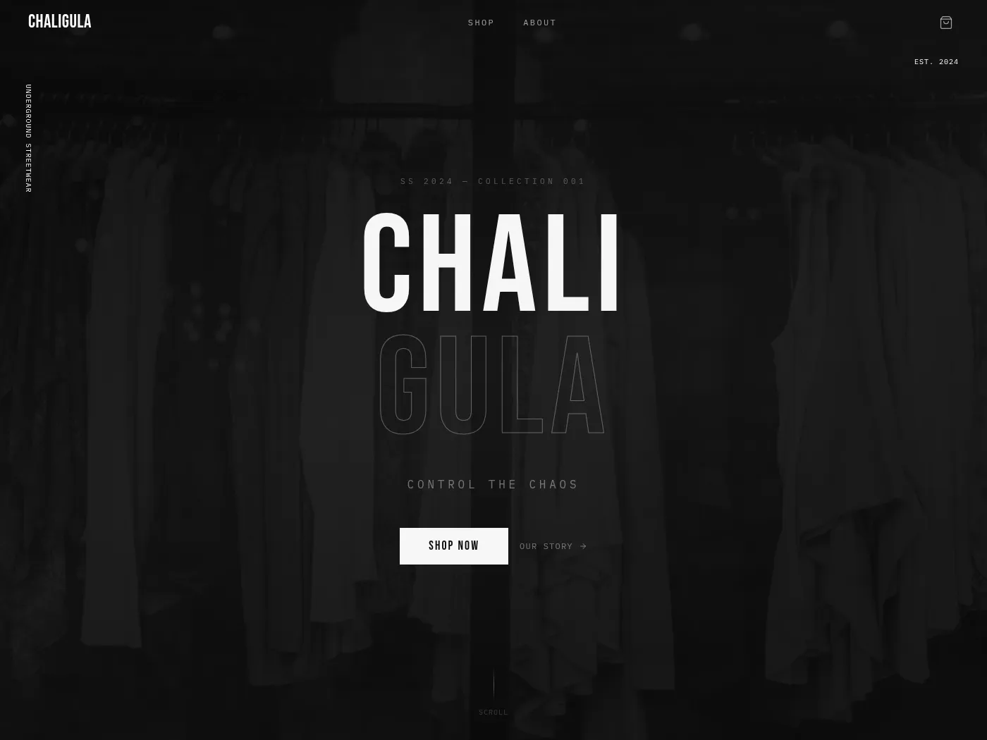 CHALIGULA Streetwear Shop