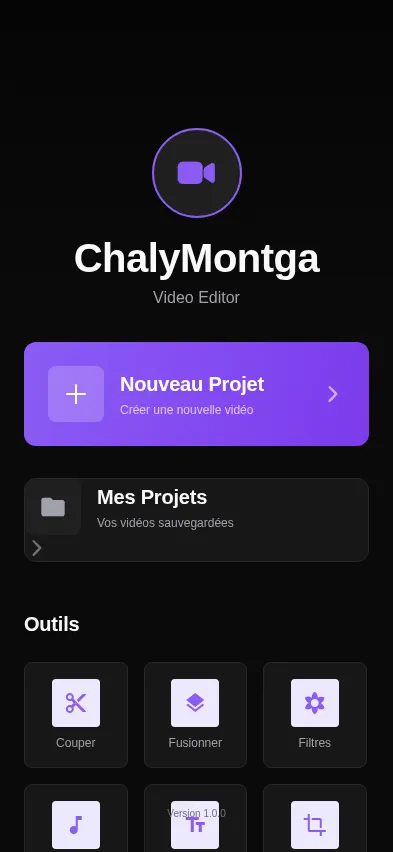 ChalyMontga Video Editor
