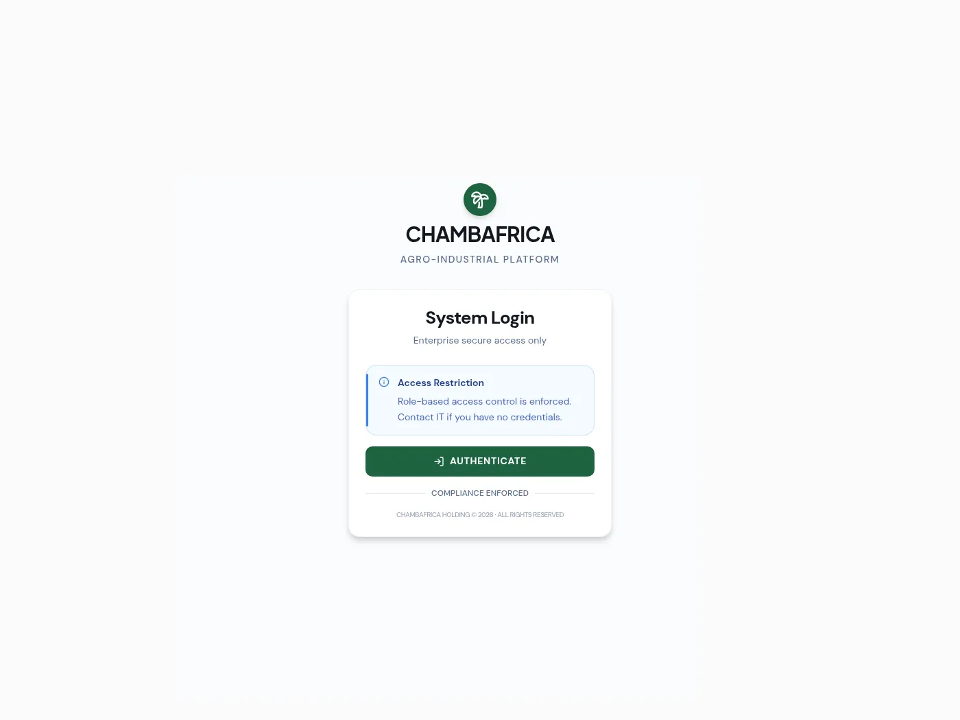 Chambafrica Agri-Manager