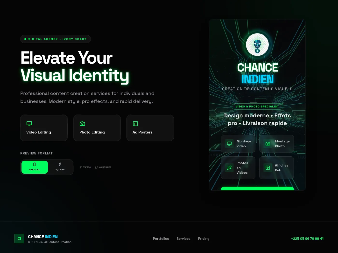 Chance Indien Service Poster
