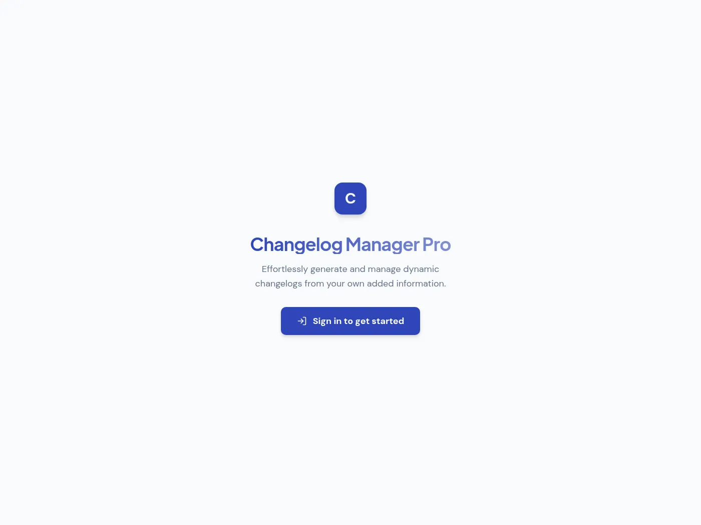 Changelog Manager Pro