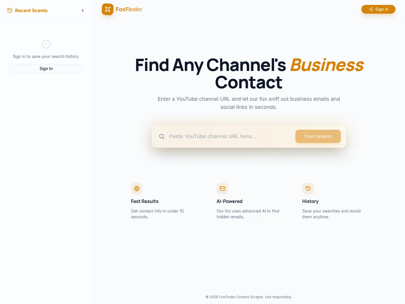 Channel Contact Finder