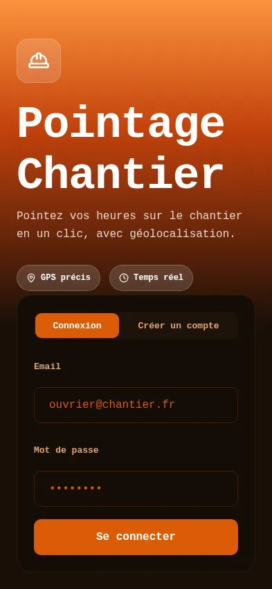 Chantier Check-In