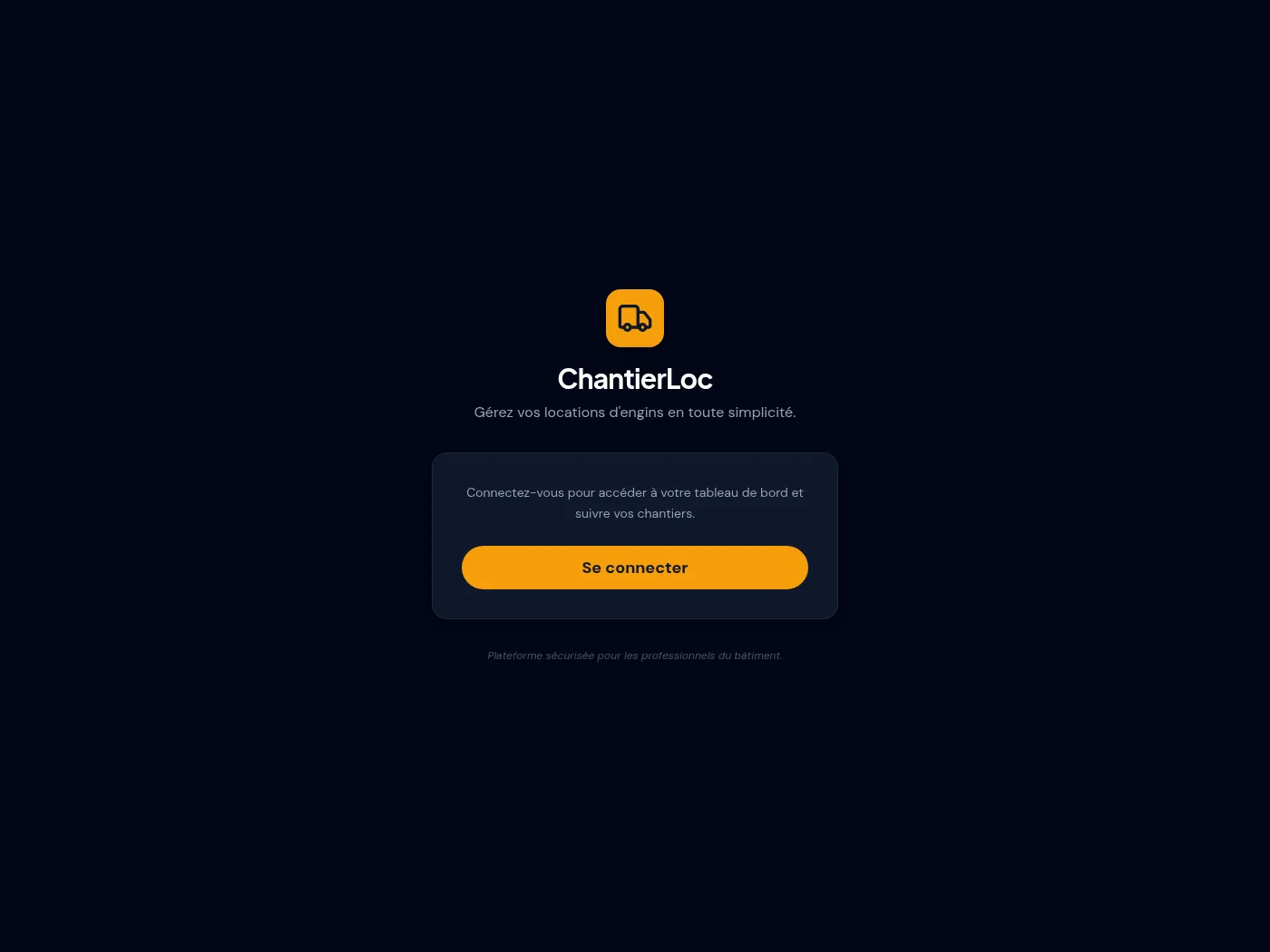 Chantier Location Tracker