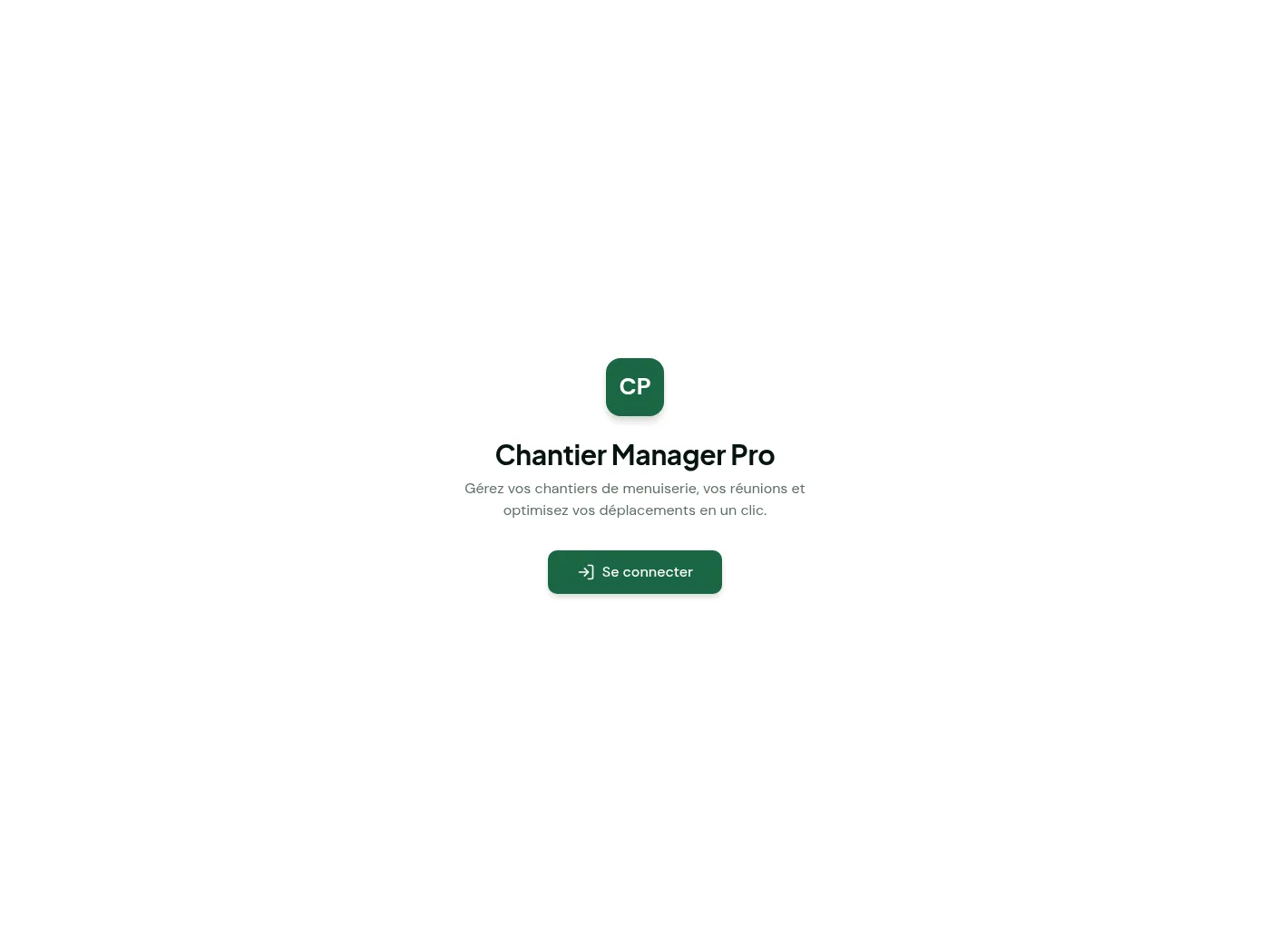 Chantier Manager Pro