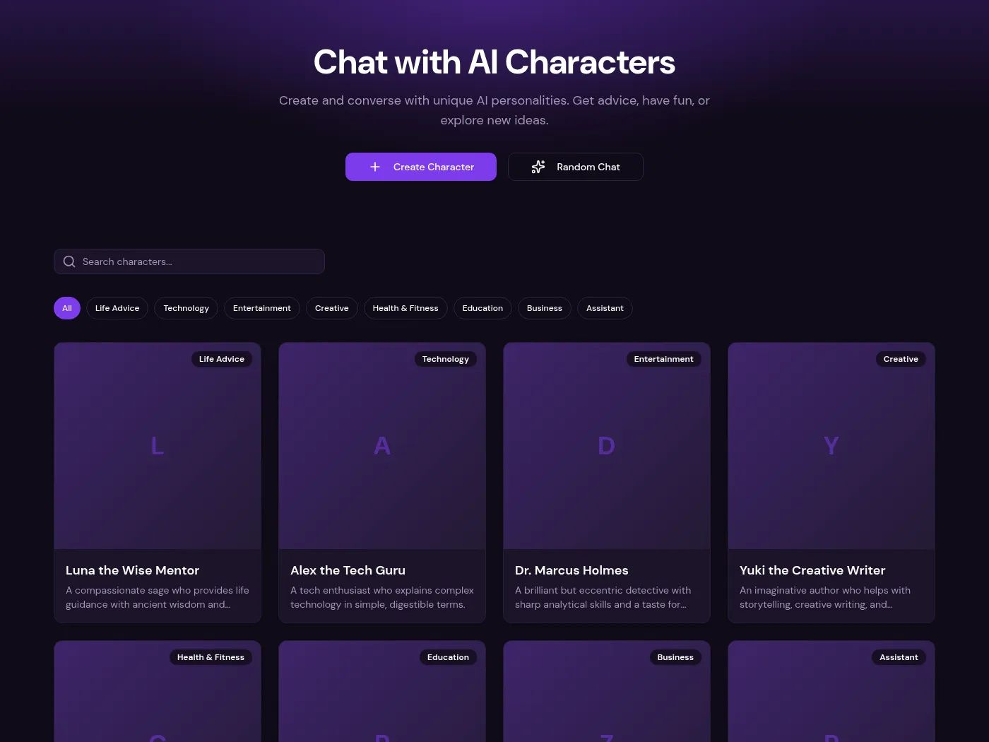 Character AI Clone