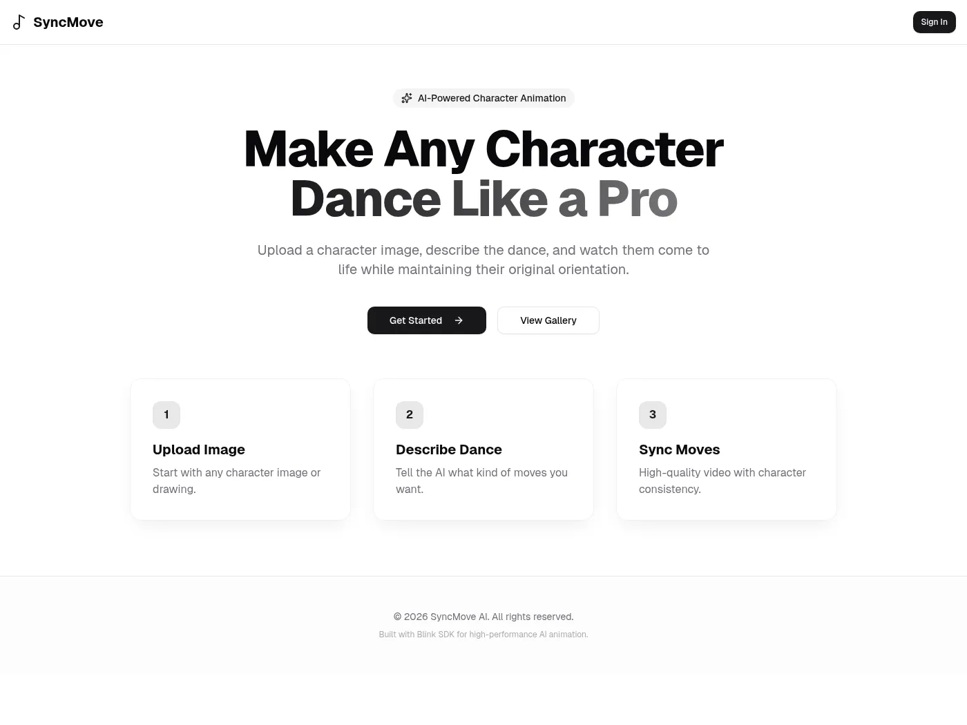 SyncMove Character Dancer