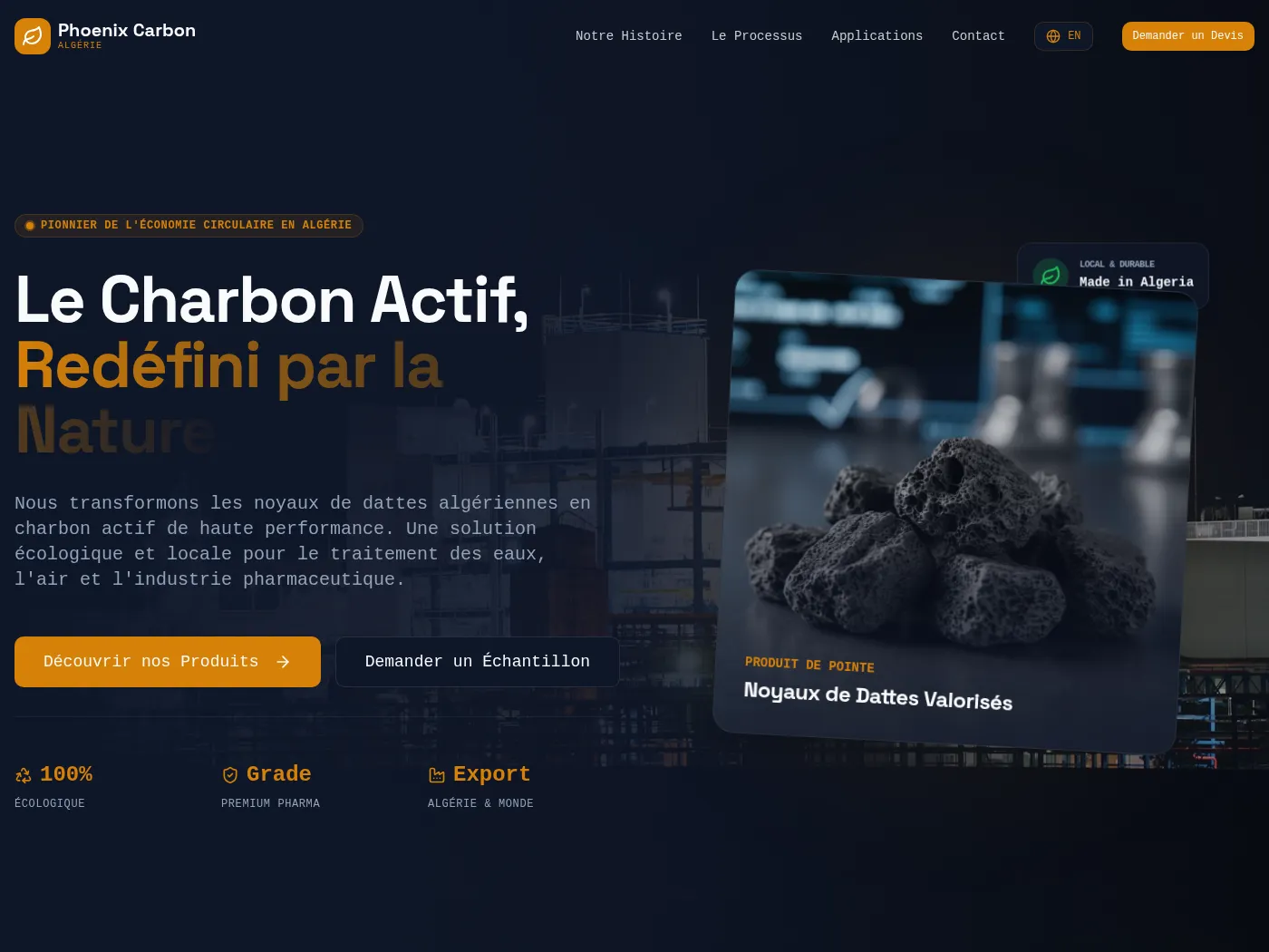 Charbon Actif Algérie