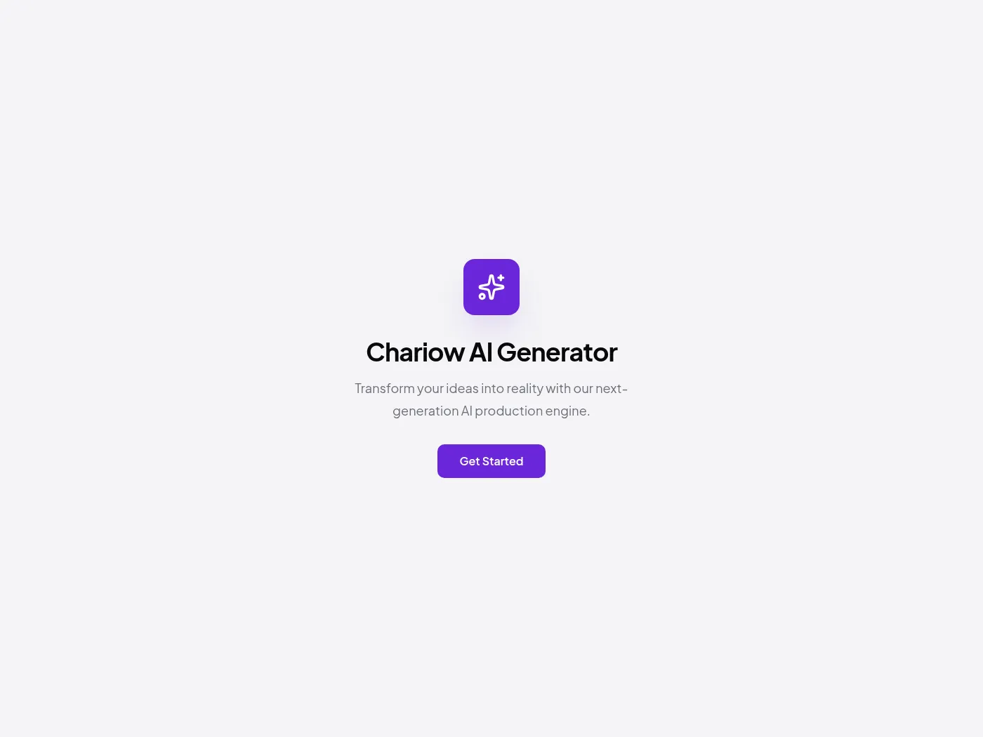Chariow AI Generator
