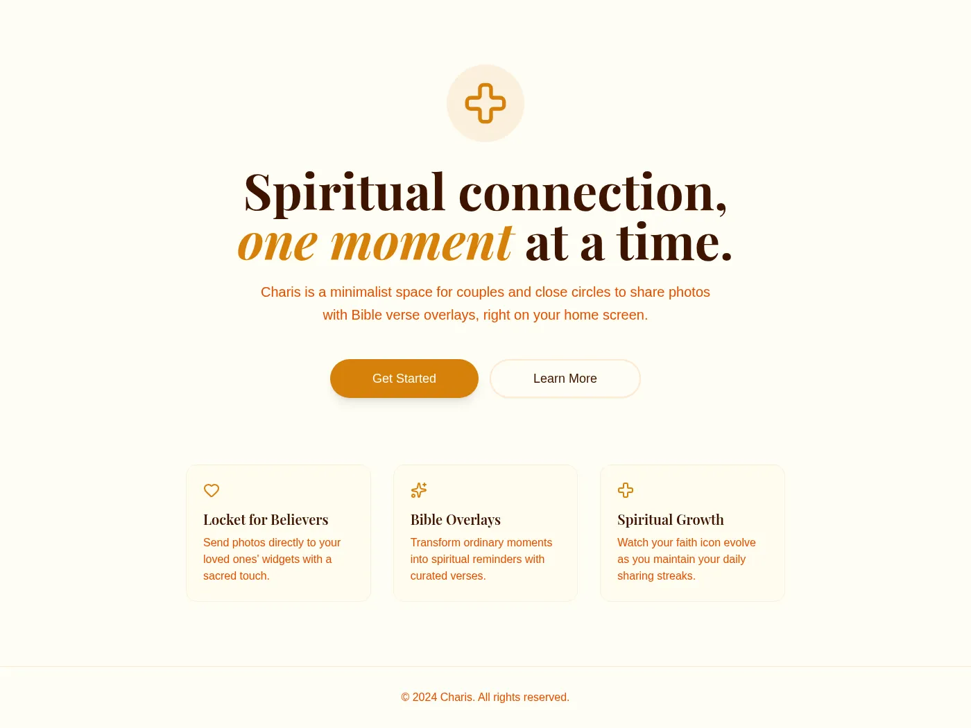 Charis Widget App