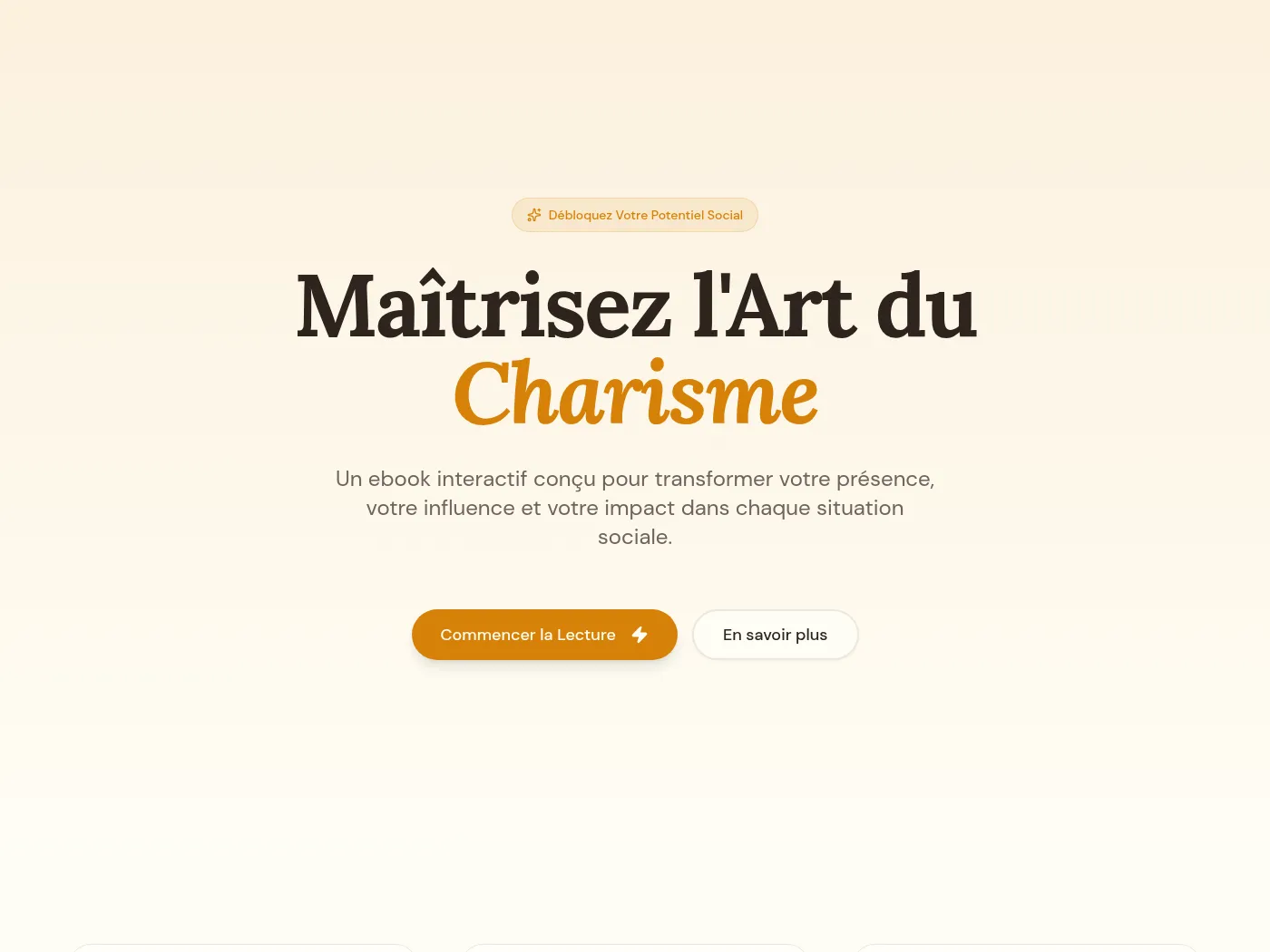 Charisma Mastery Ebook