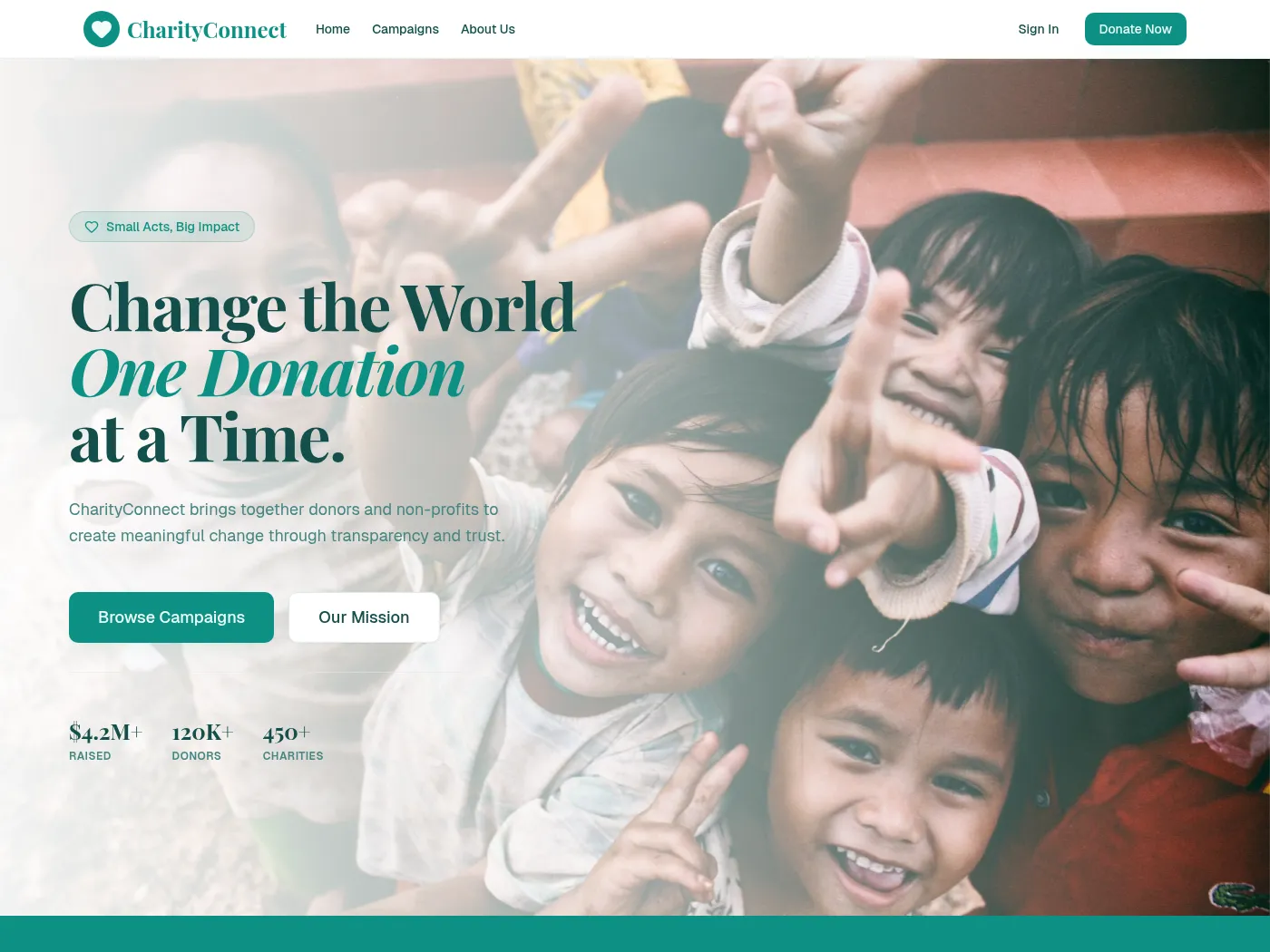 Charity Connect Platform