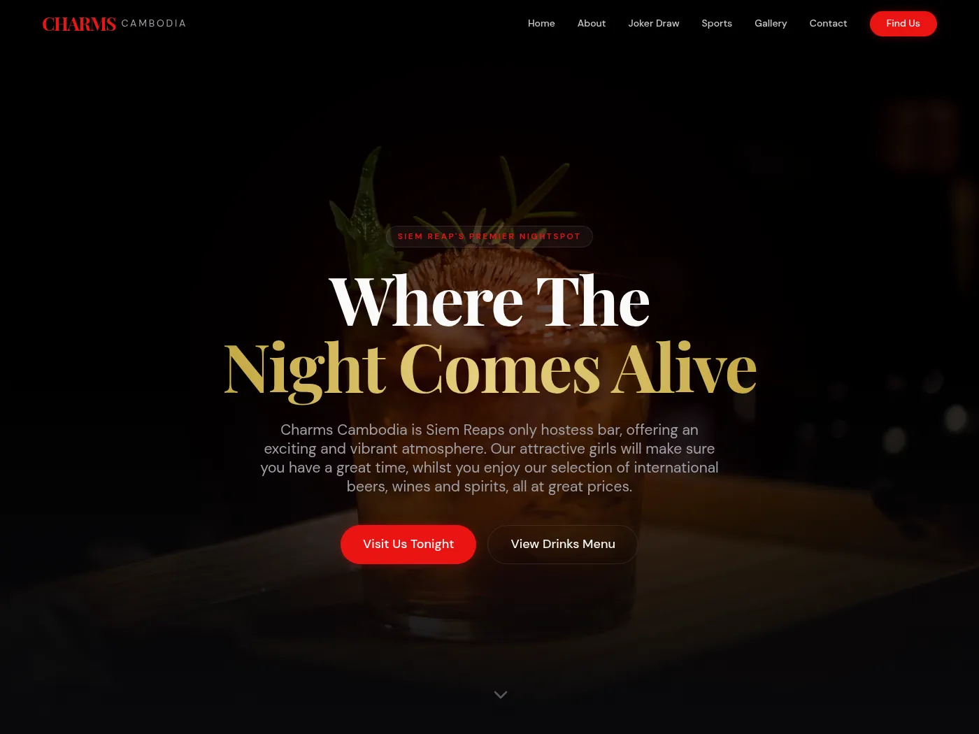 Charms Cambodia Nightlife Site
