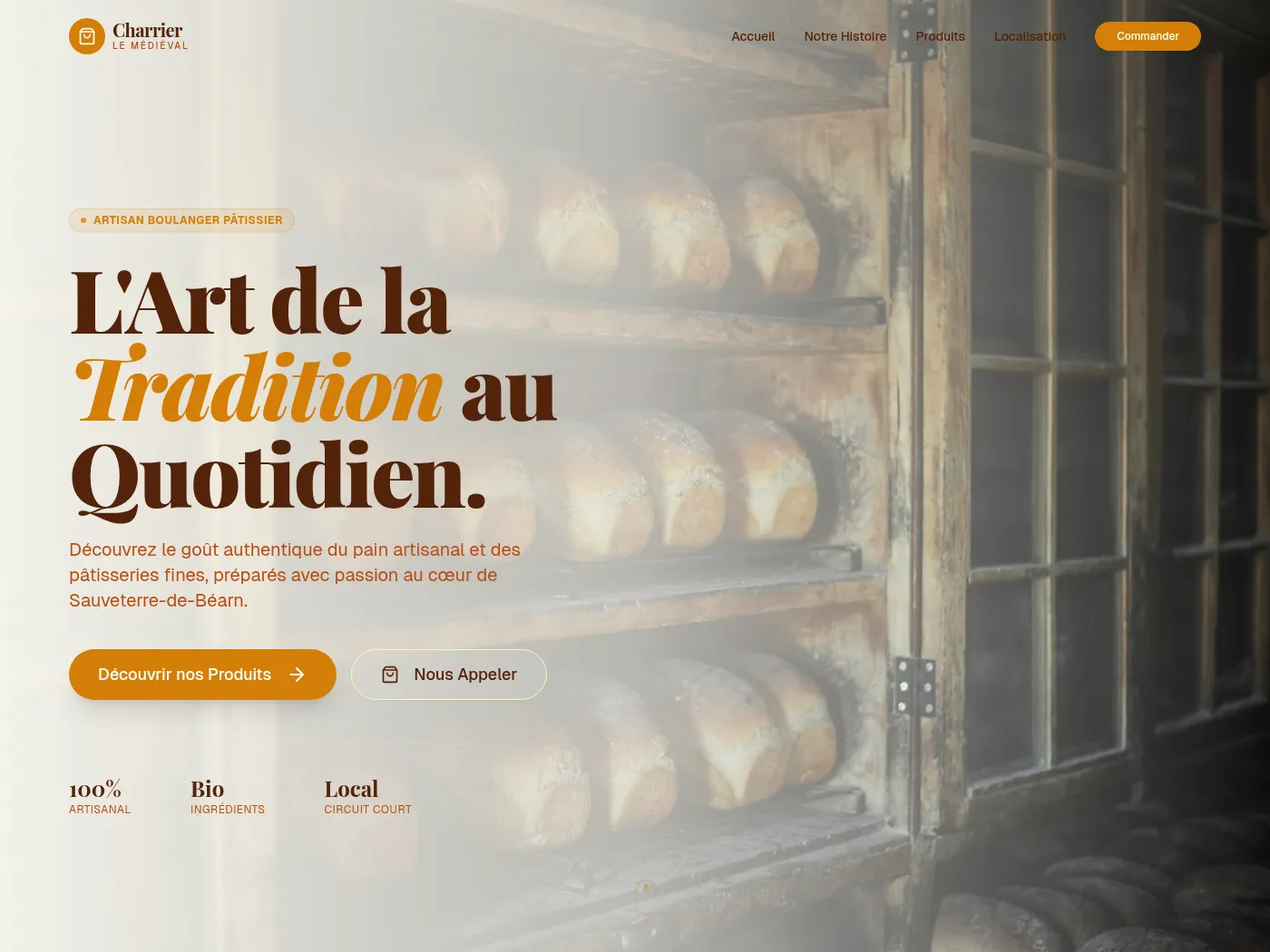 Charrier Boulangerie Showcase