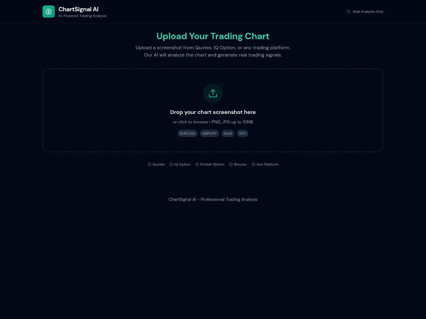 ChartSignal AI Analyzer