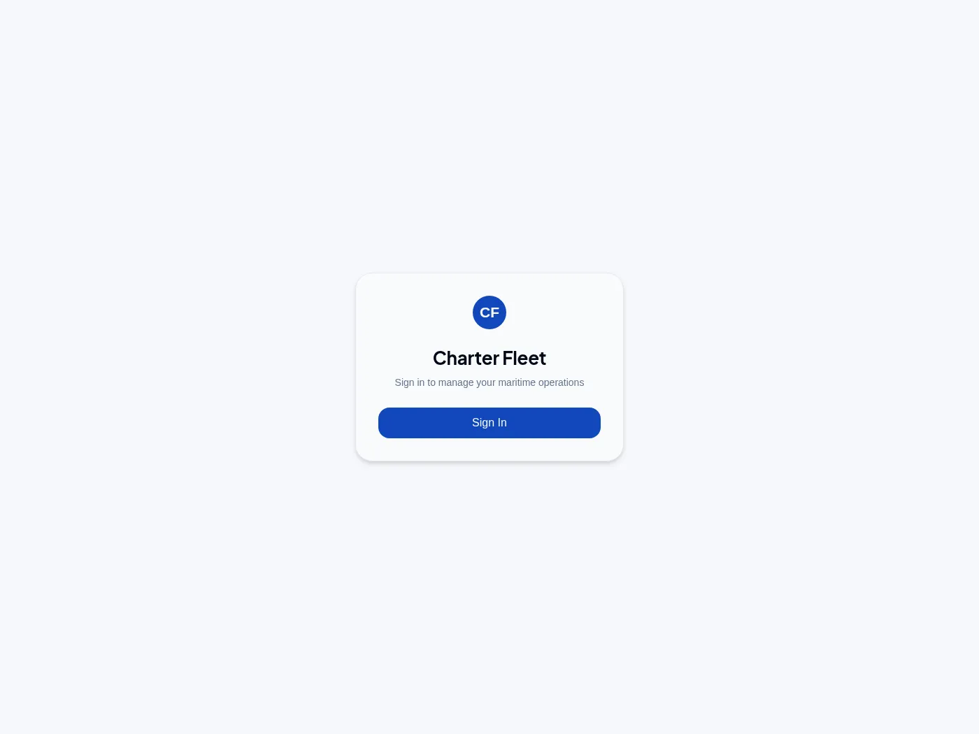 Charter Fleet Dashboard