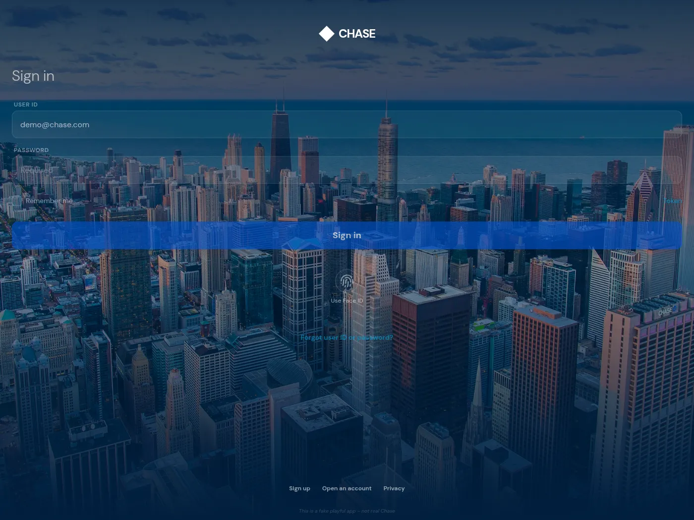 Chase Clone Playful App