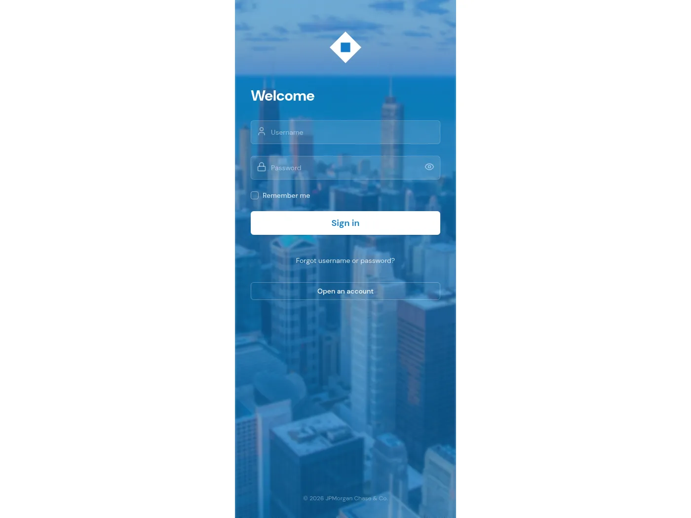 Chase UI Web Rebuild