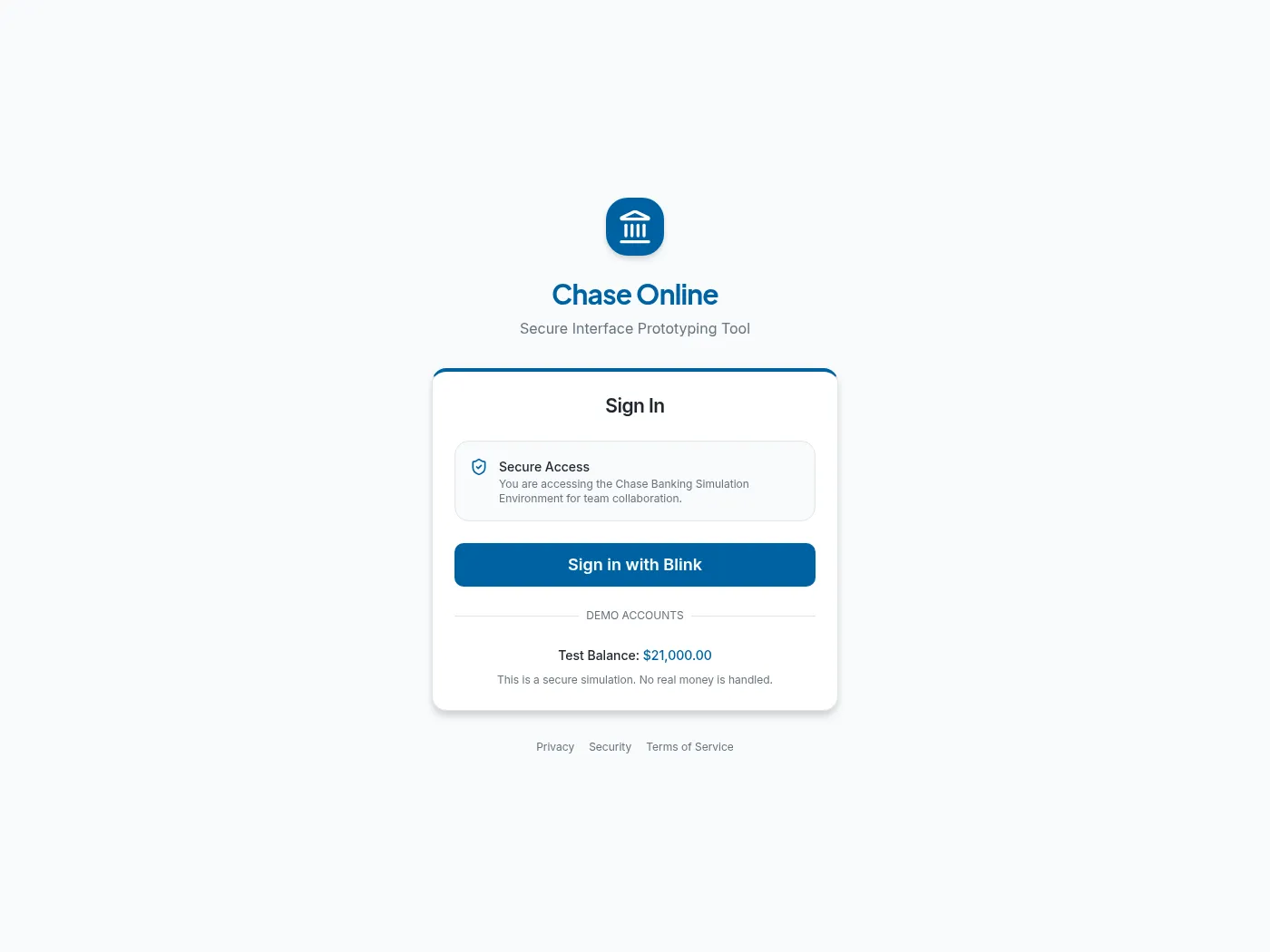 Chase UI Clone Pro