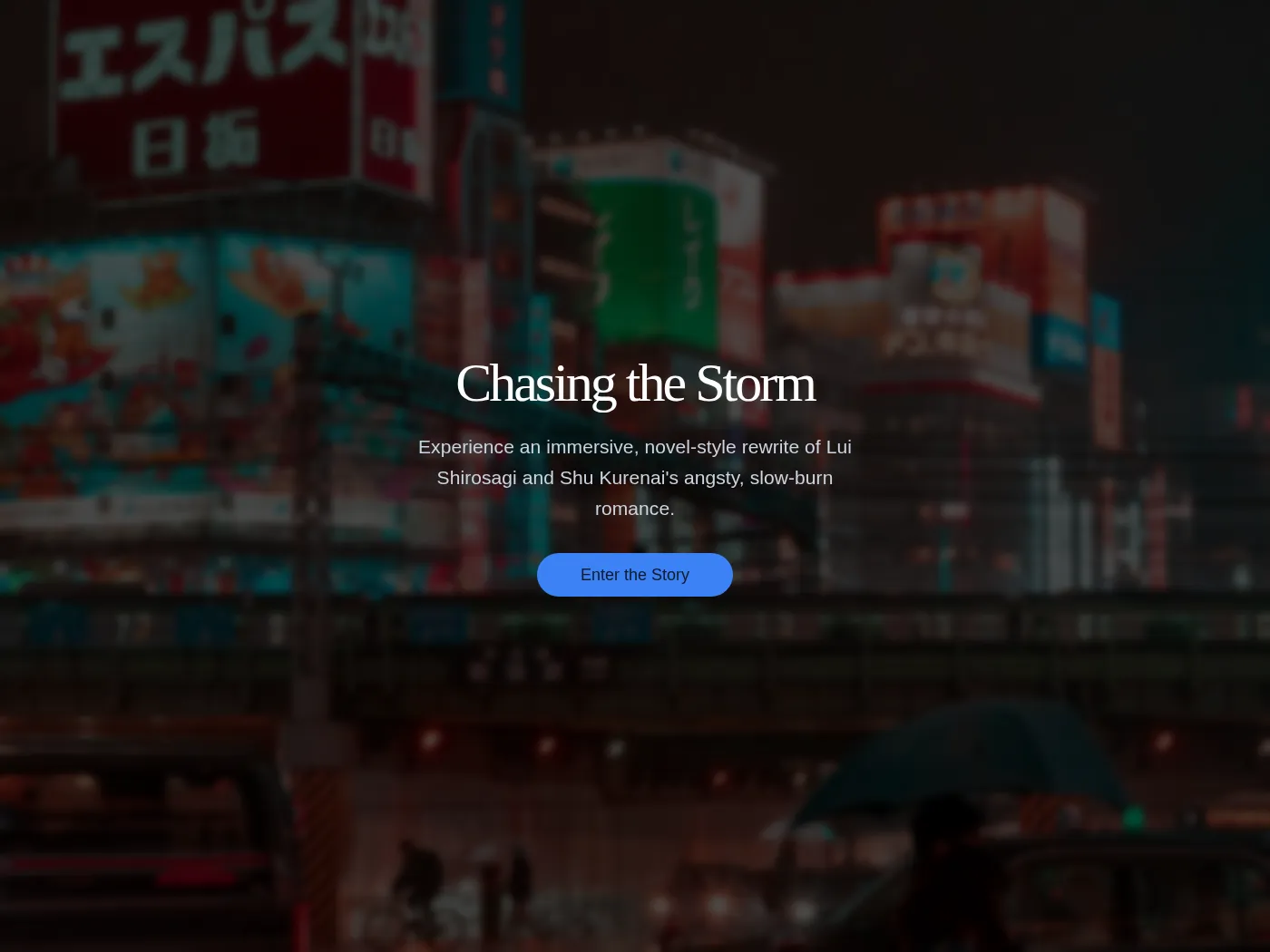 Chasing the Storm NSFW Story