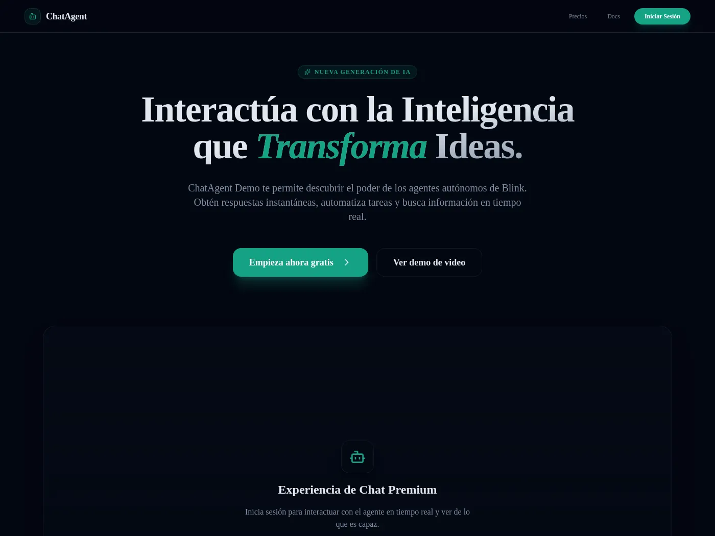 ChatAgent Demo