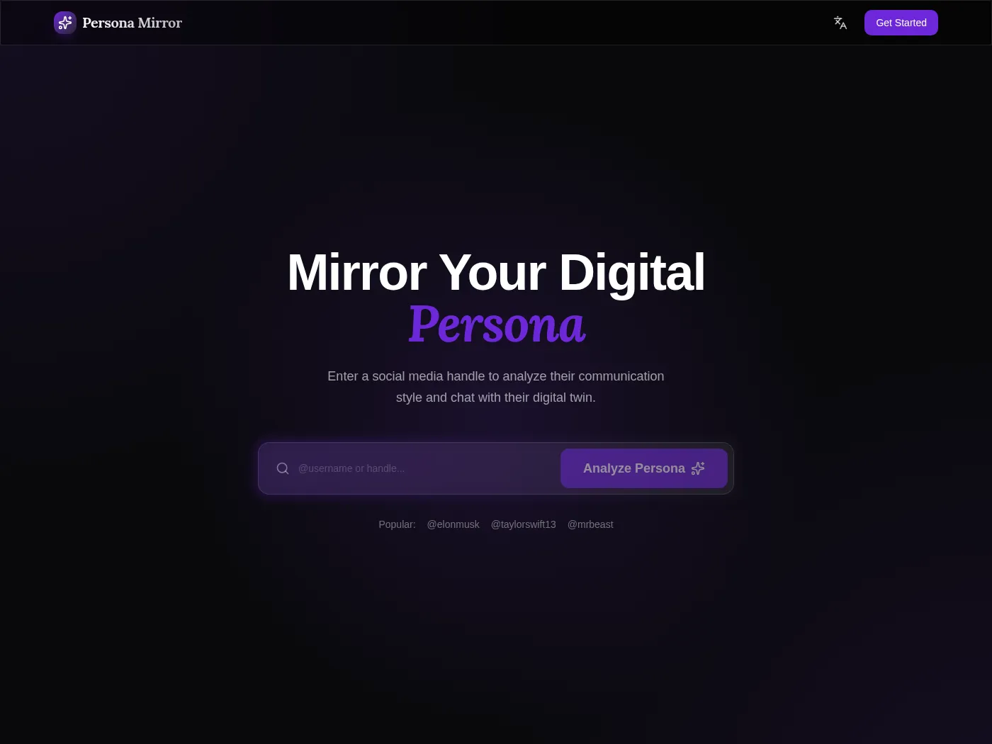 Persona Chat Analyzer