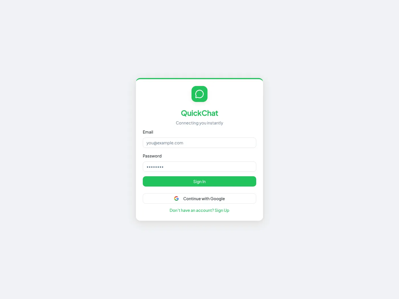QuickChat Messenger