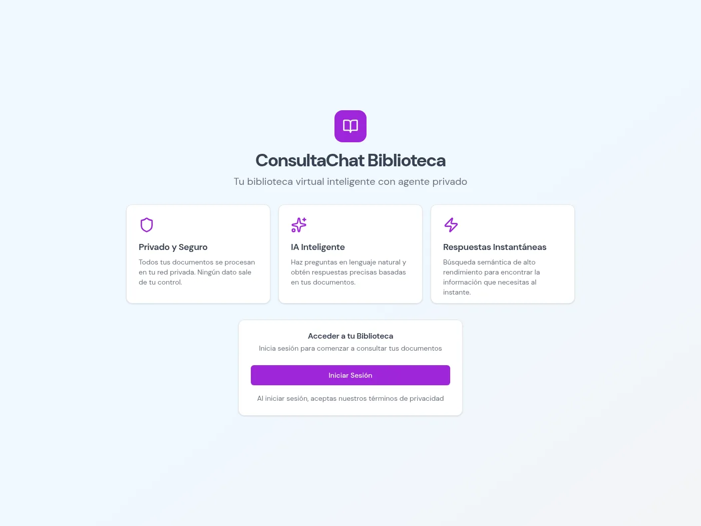 ConsultaChat Biblioteca Virtual