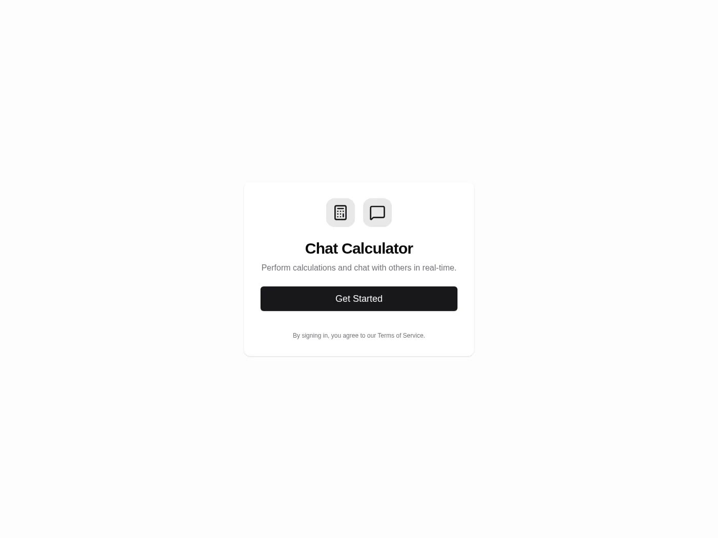 Chat Calculator