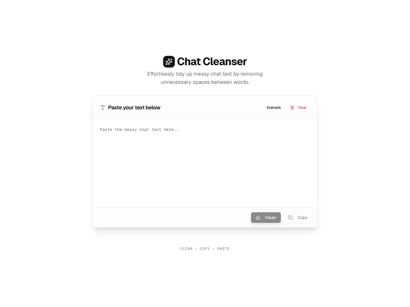 Chat Cleanser