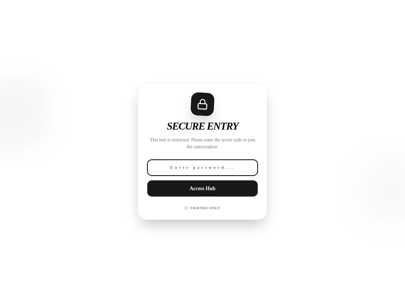 Chat & Play Hub