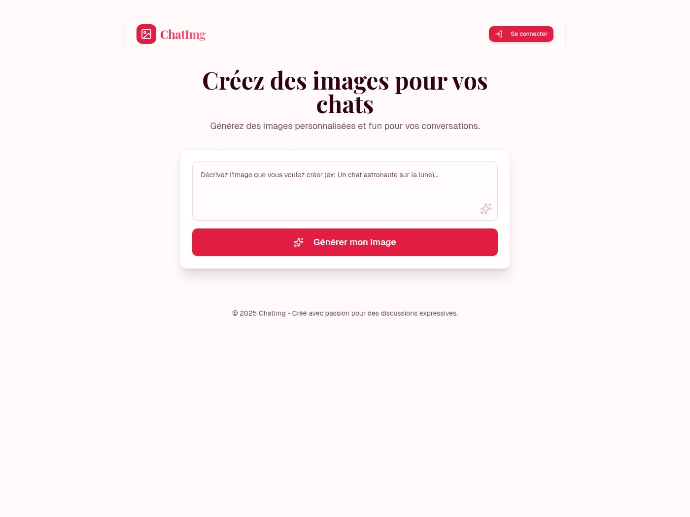 Chat Image Generator