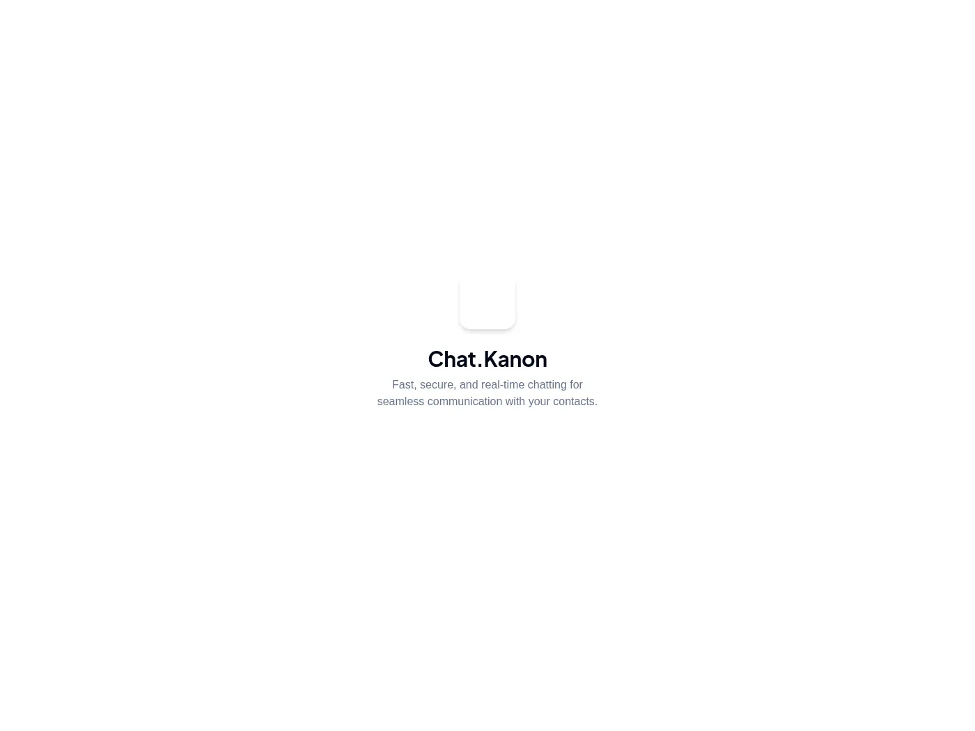 Chat.Kanon Messenger