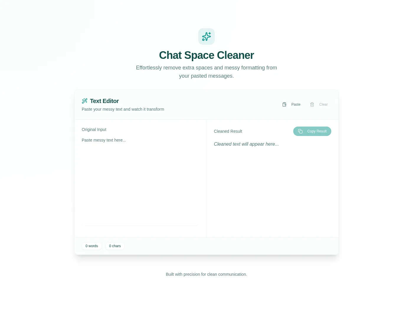 Chat Space Cleaner