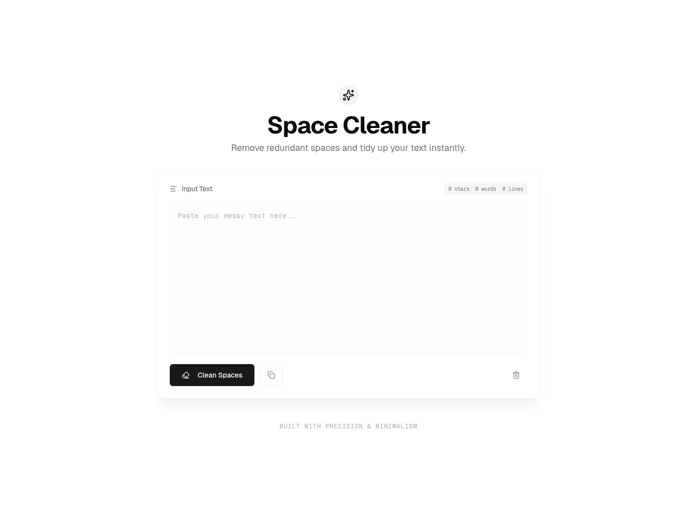 Chat Space Cleaner