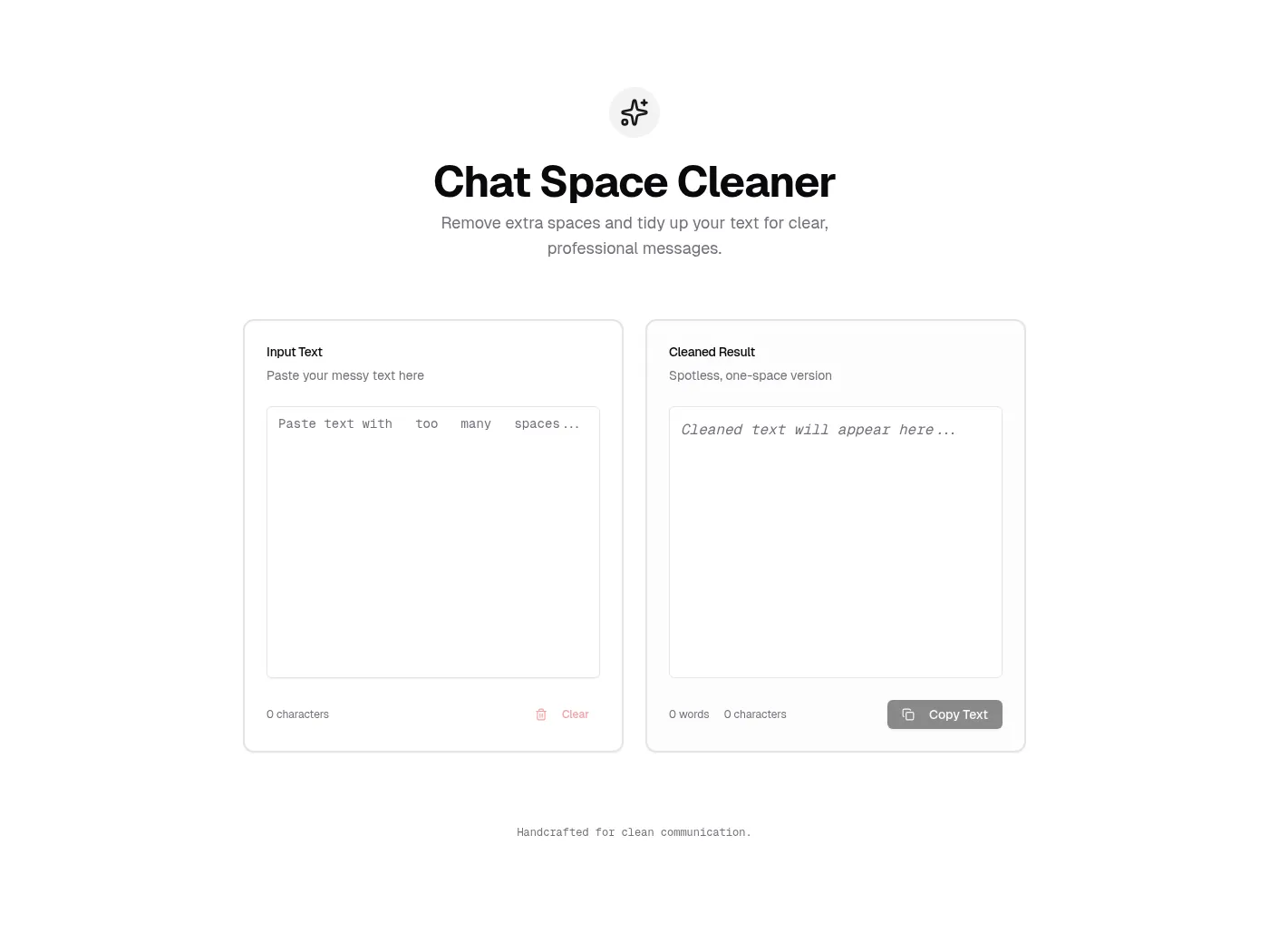Chat Space Cleaner